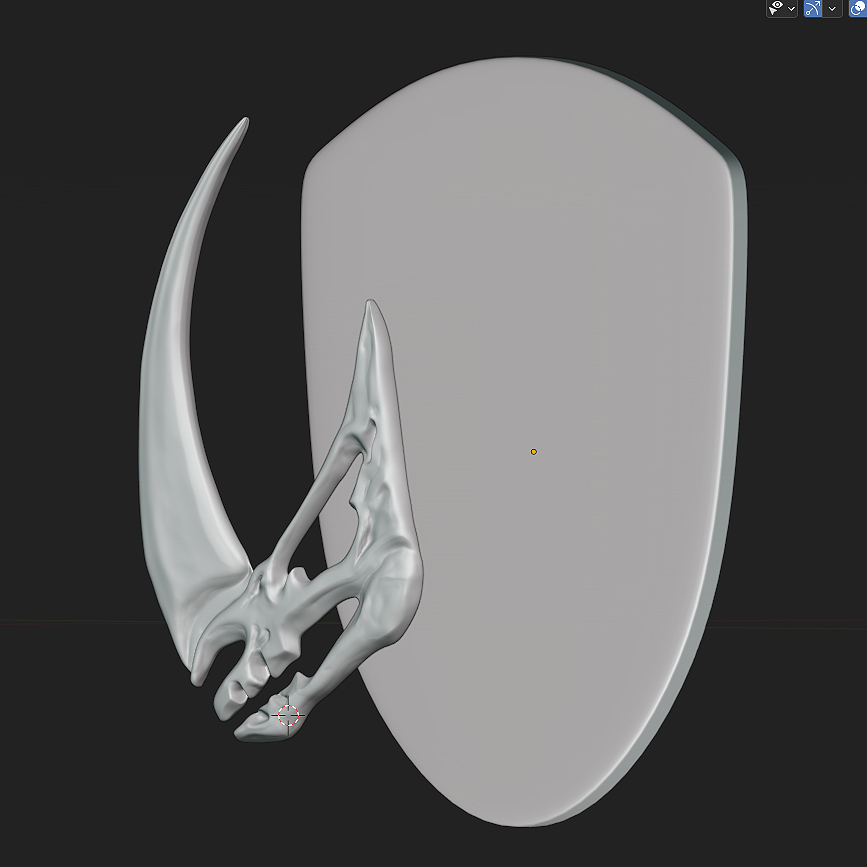 STL file The Mandalorian - MUDHORN skull stand 💀・3D printable model to download・Cults